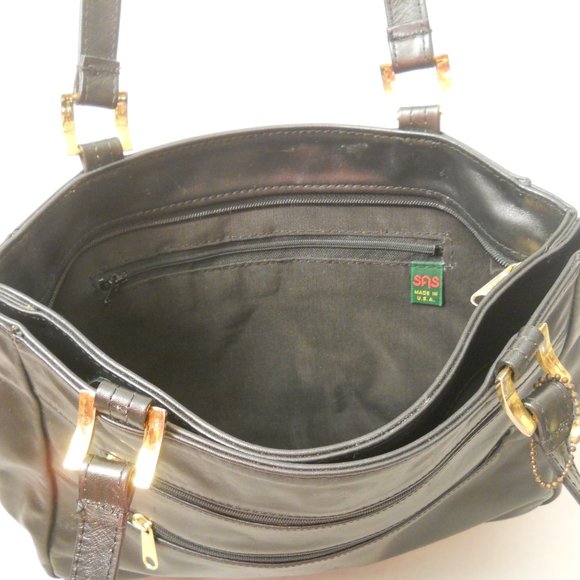 SAS | Bags | Sas Black Leather Bag | Poshmark